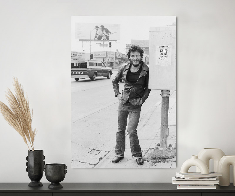 Bruce Springsteen Hollywood - wandpaneel | EasyCanvas.nl